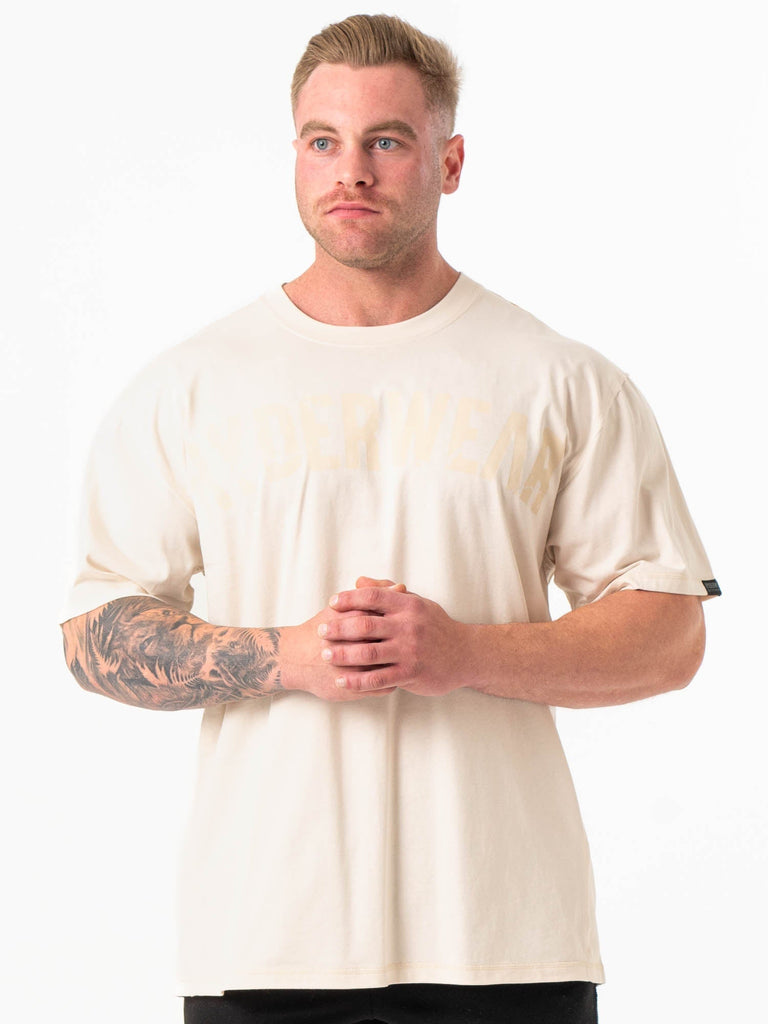 Force Oversized T-Shirt - Bone - Ryderwear