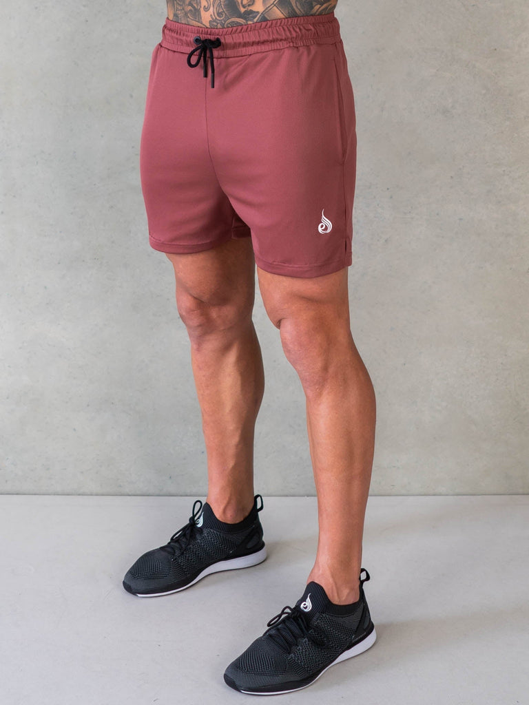 Octane Mesh Shorts - Red Oxide - Ryderwear