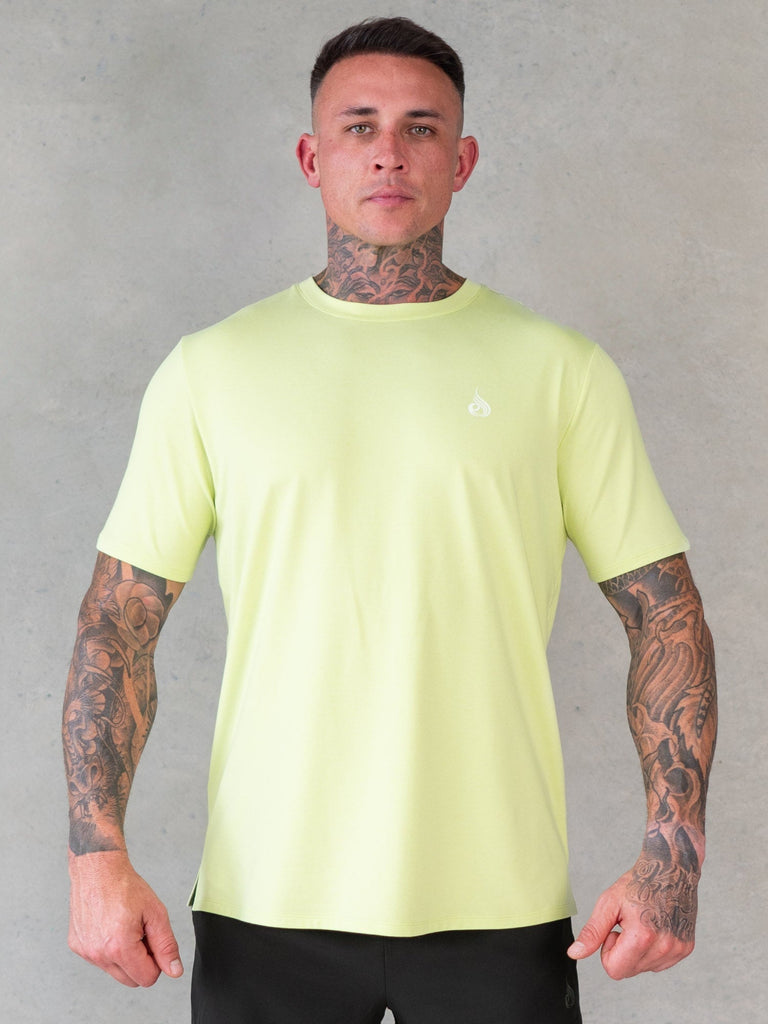 Soft Tech T-Shirt - Lime Marl - Ryderwear