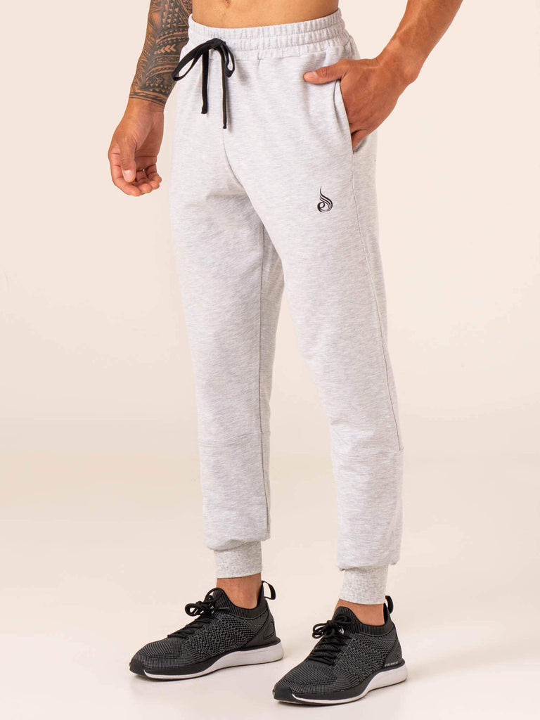 Emerge Track Pant - Snow Grey Marl - Ryderwear