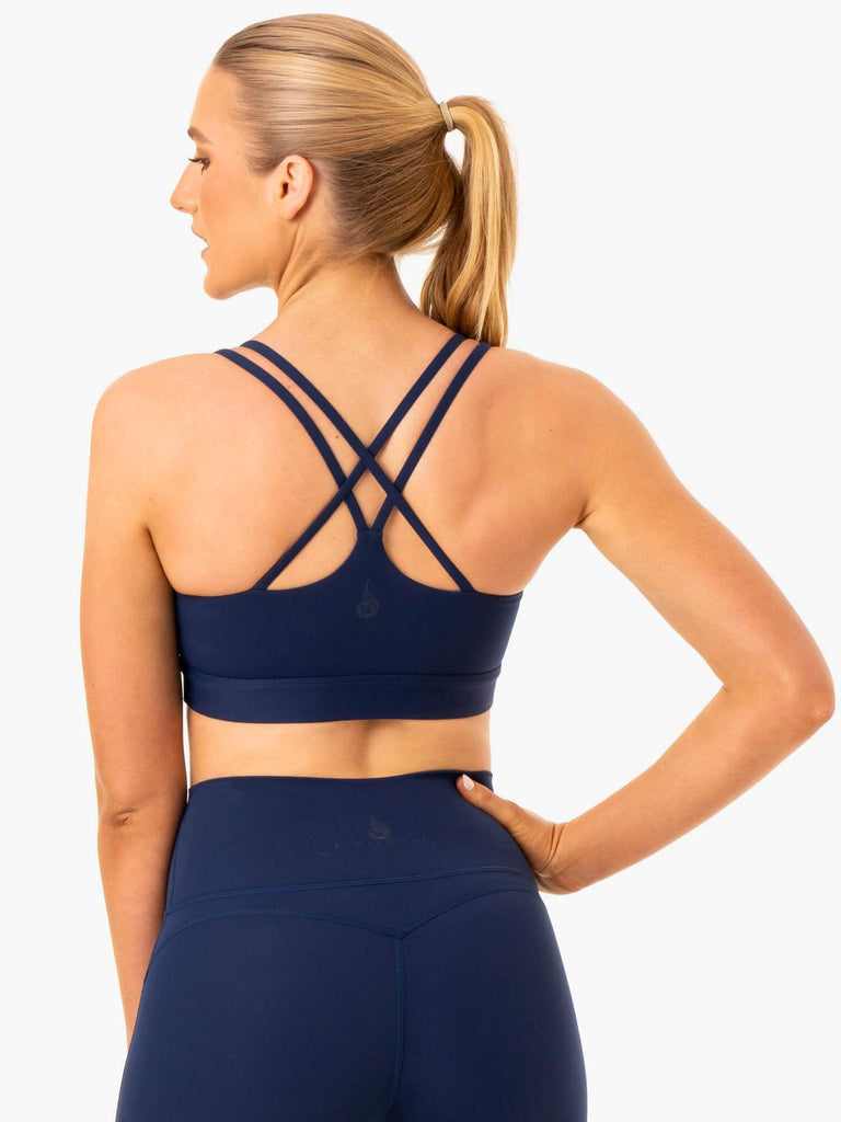 NKD Align Sports Bra - Navy - Ryderwear
