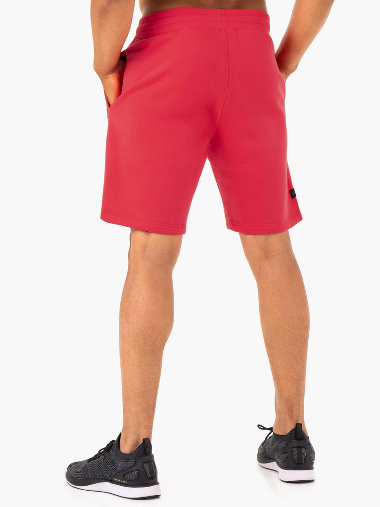 Recharge Track Short - Red - Ryderwear